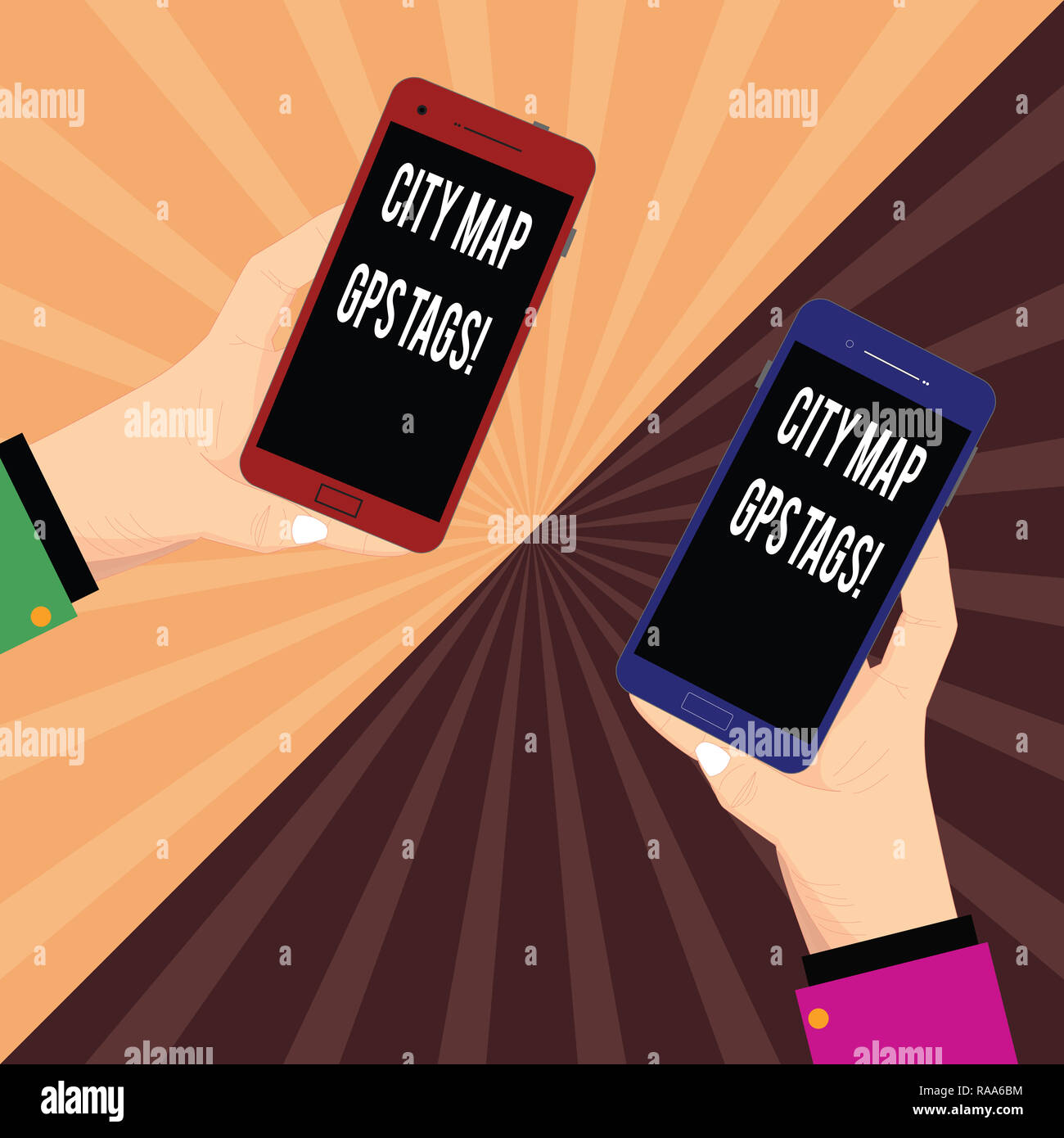 Conceptual hand writing showing City Map Gps Tags. Business photo text ...