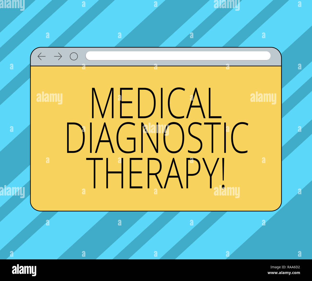 Text sign showing Medical Diagnostic Therapy. Conceptual photo ...