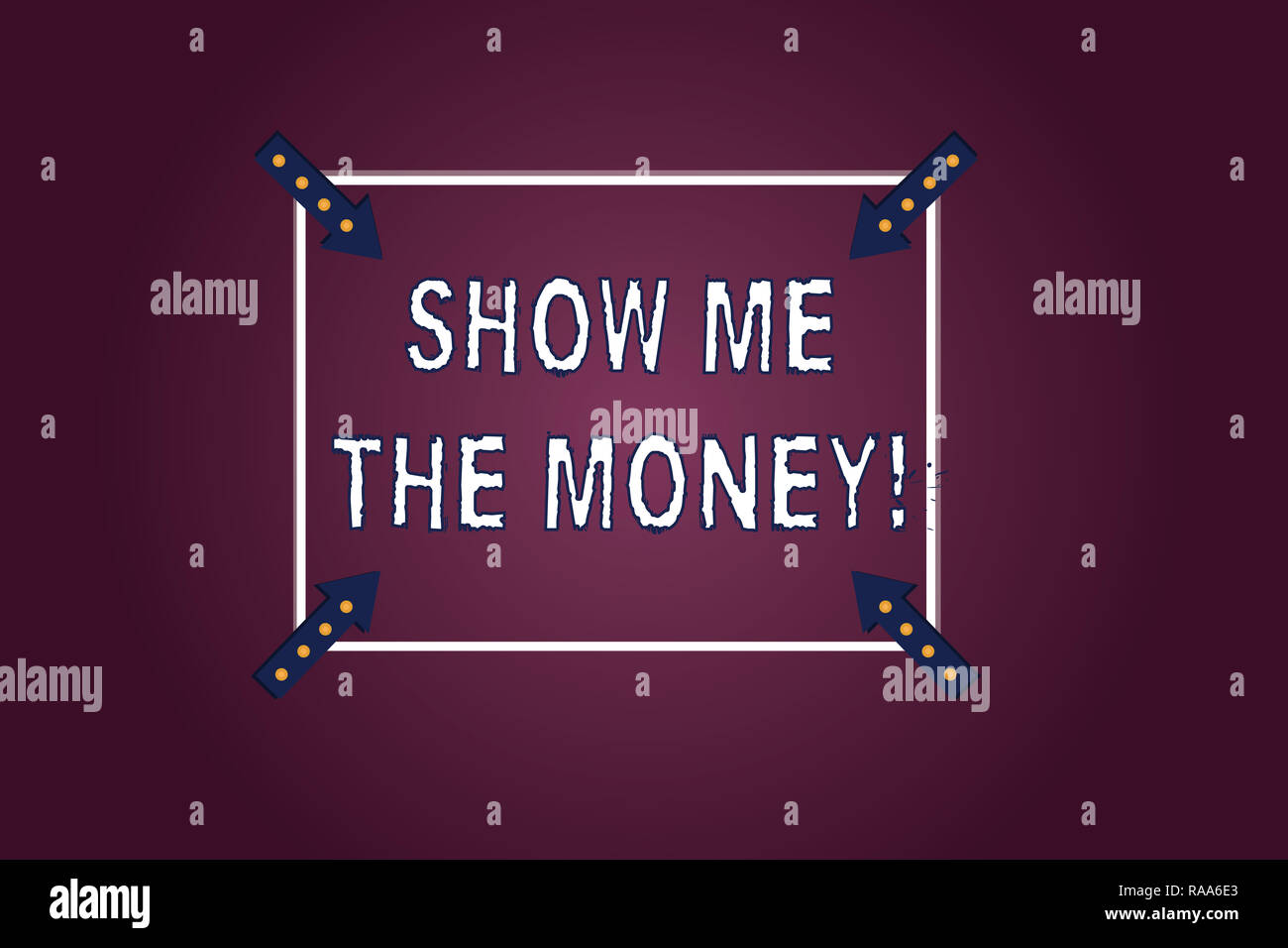 Handwriting text Show Me The Money. Concept meaning Showing the cash ...
