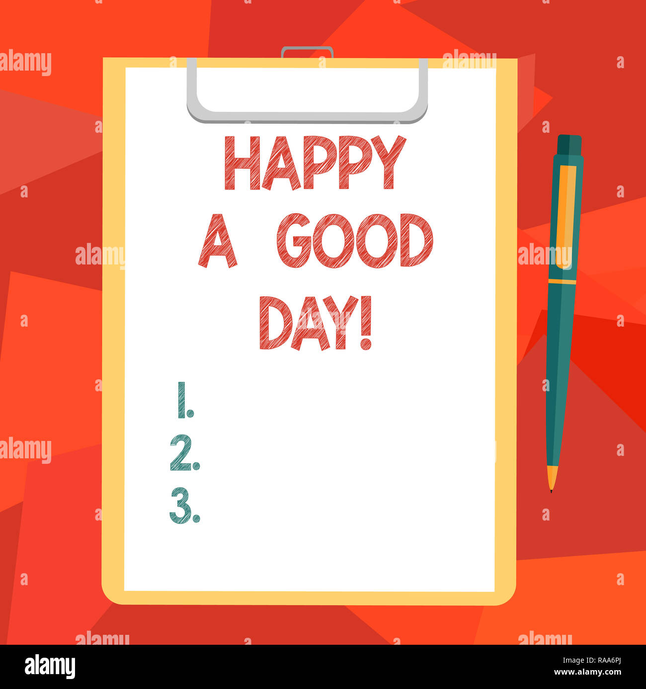 Word writing text Happy A Good Day. Business concept for Best wishes ...