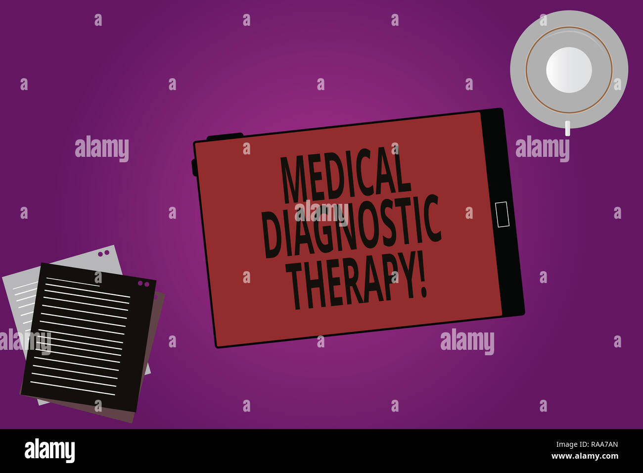 Text sign showing Medical Diagnostic Therapy. Conceptual photo ...