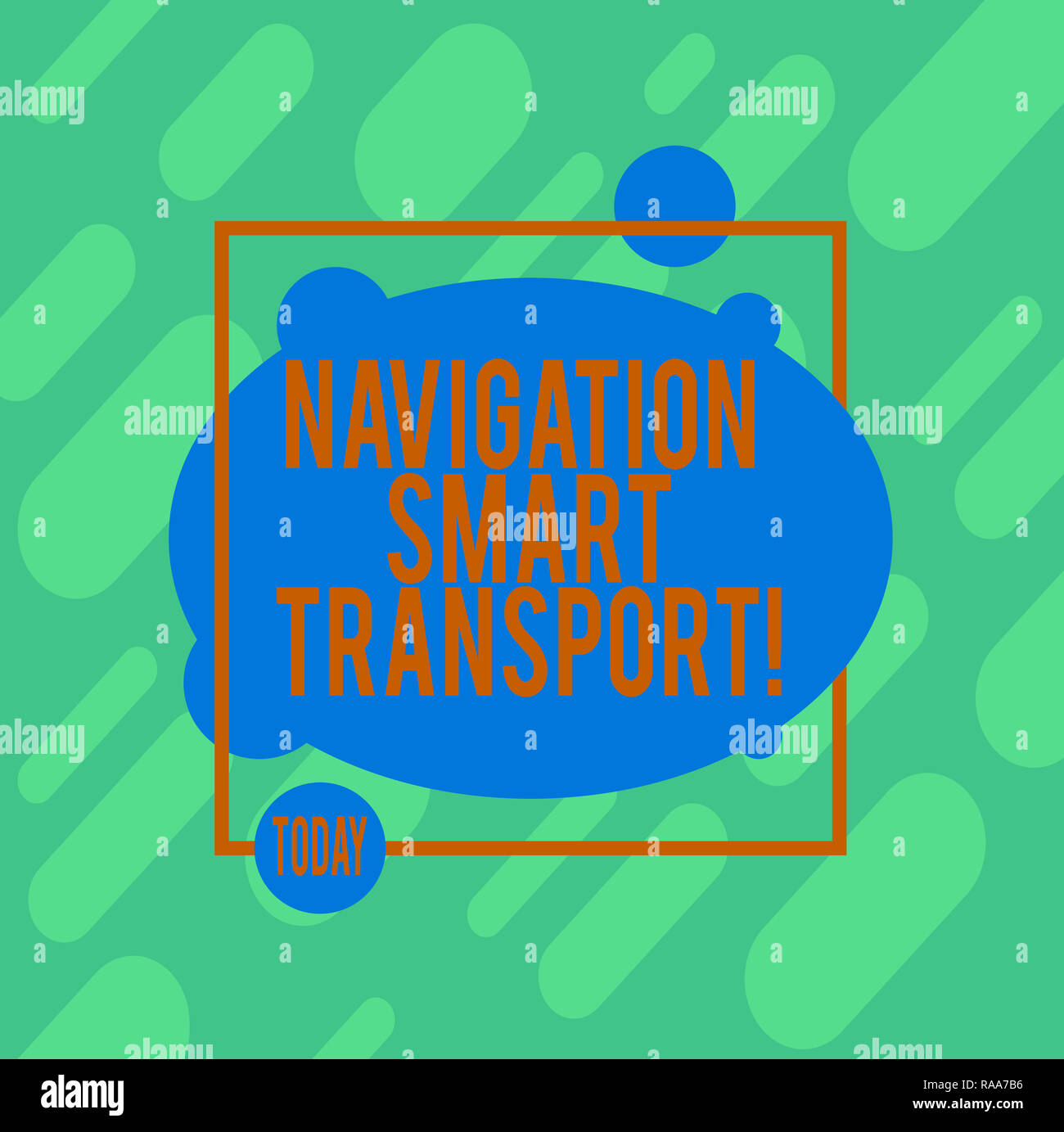 Handwriting text writing Navigation Smart Transport. Concept meaning ...