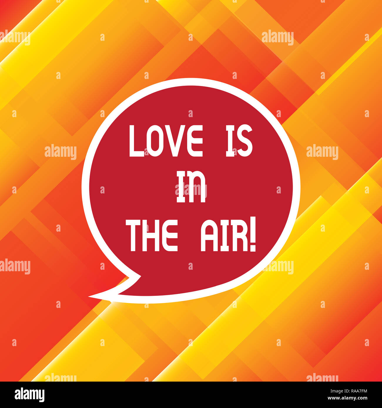Word writing text Love Is In The Air. Business concept for ...