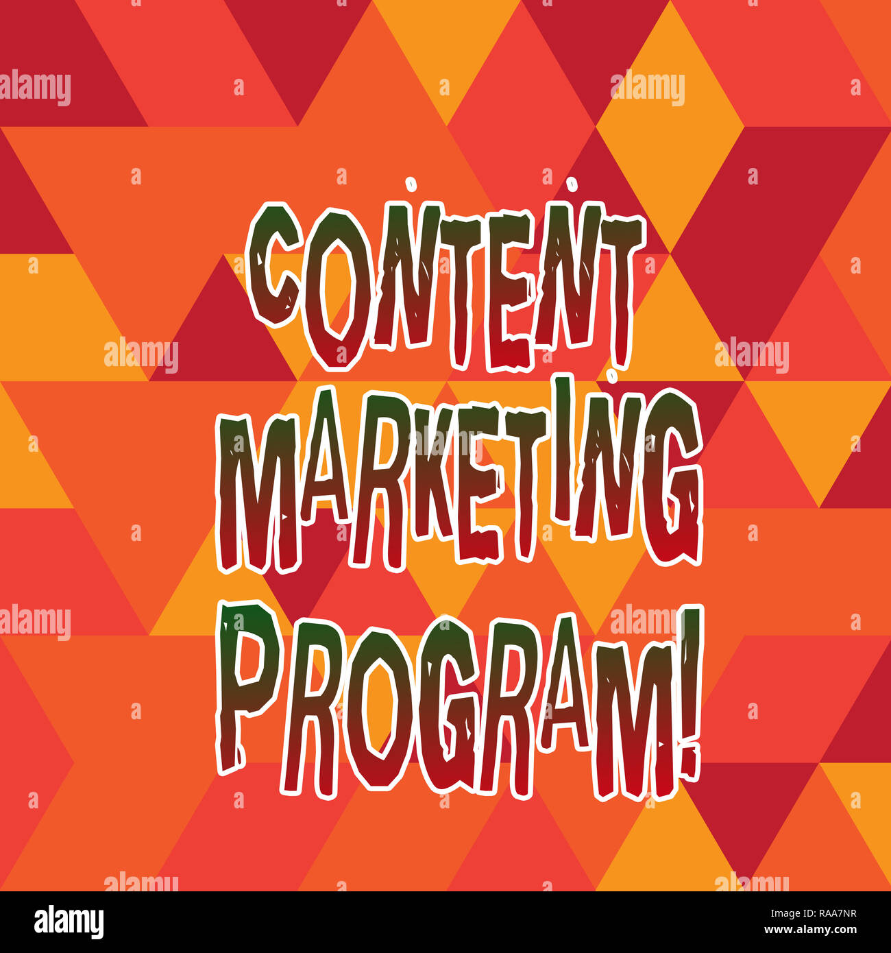 Word writing text Content Marketing Program. Business concept for ...