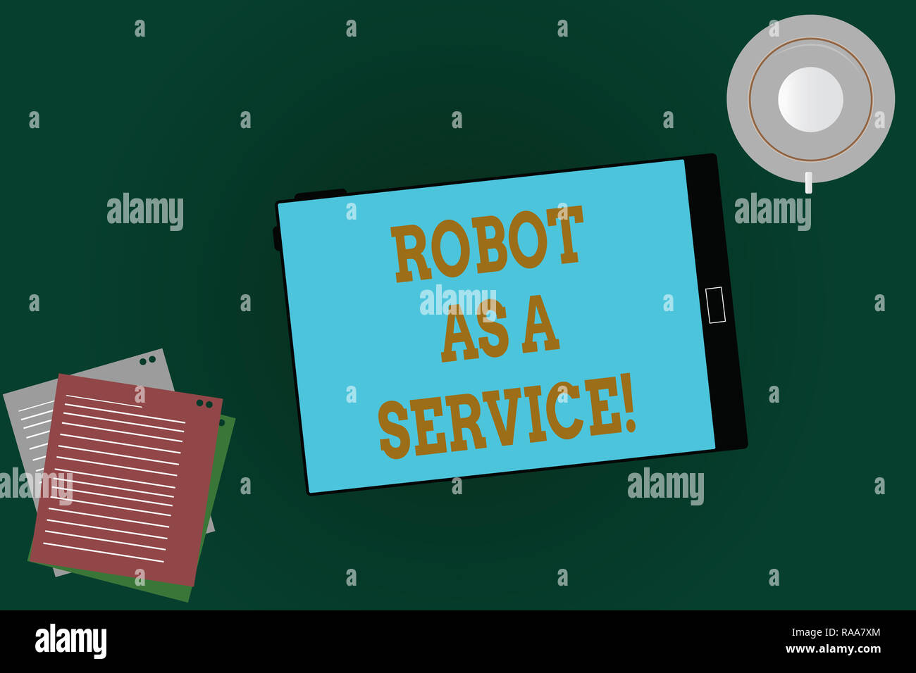 Word writing text Robot As A Service. Business concept for Artificial ...