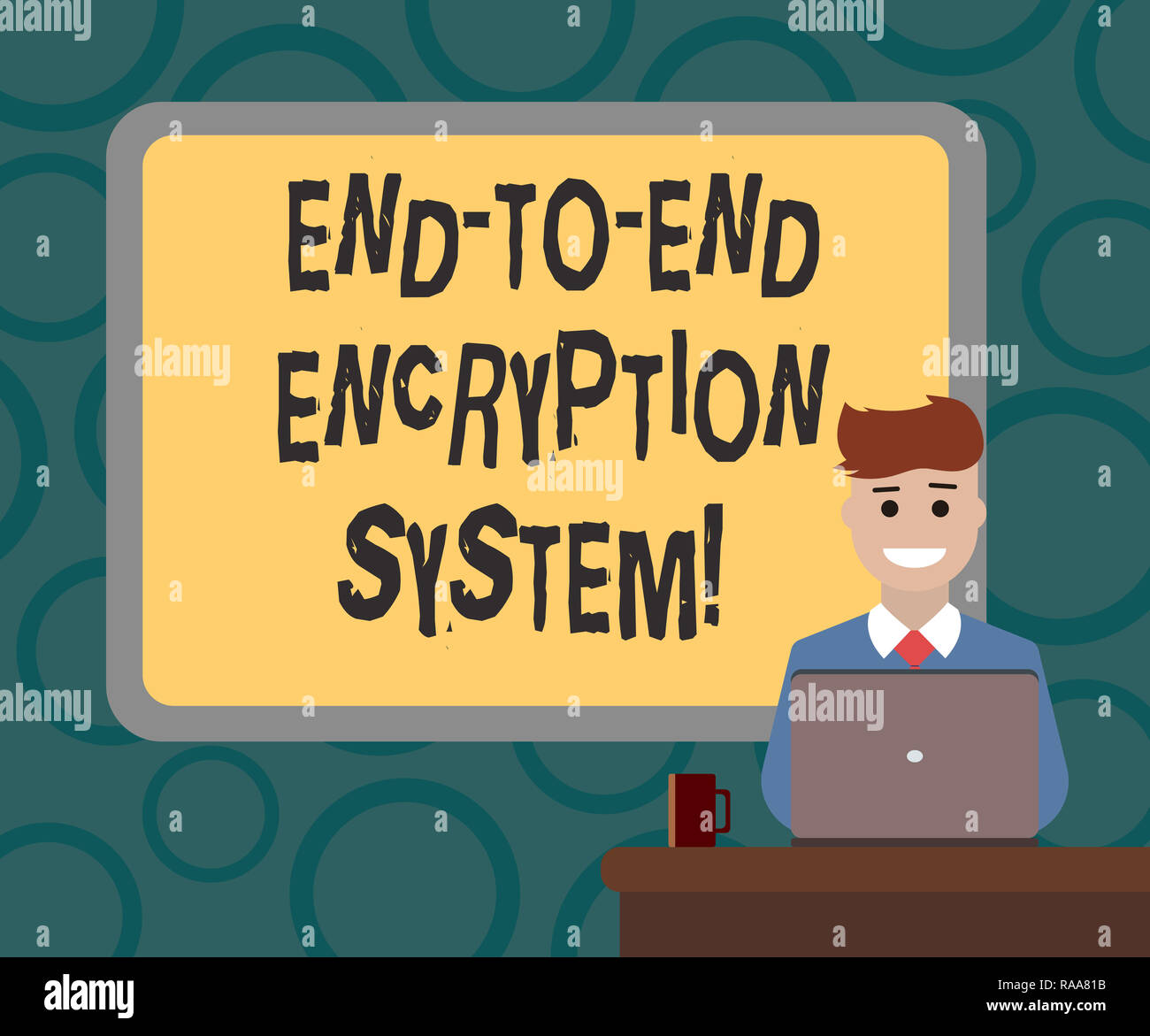 Writing note showing End To End Encryption System. Business photo ... Writing note showing End To End Encryption System. Business photo ...