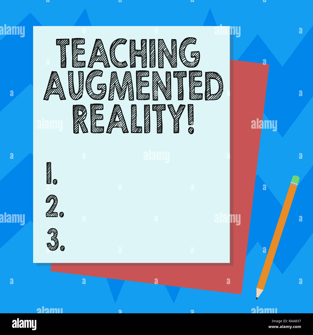 Writing note showing Teaching Augmented Reality. Business photo ...