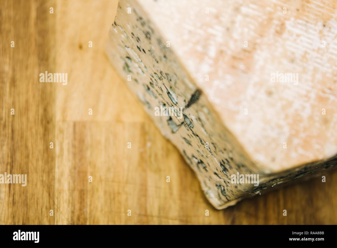 Traditional Auvergne blue cheese from France Stock Photo - Alamy