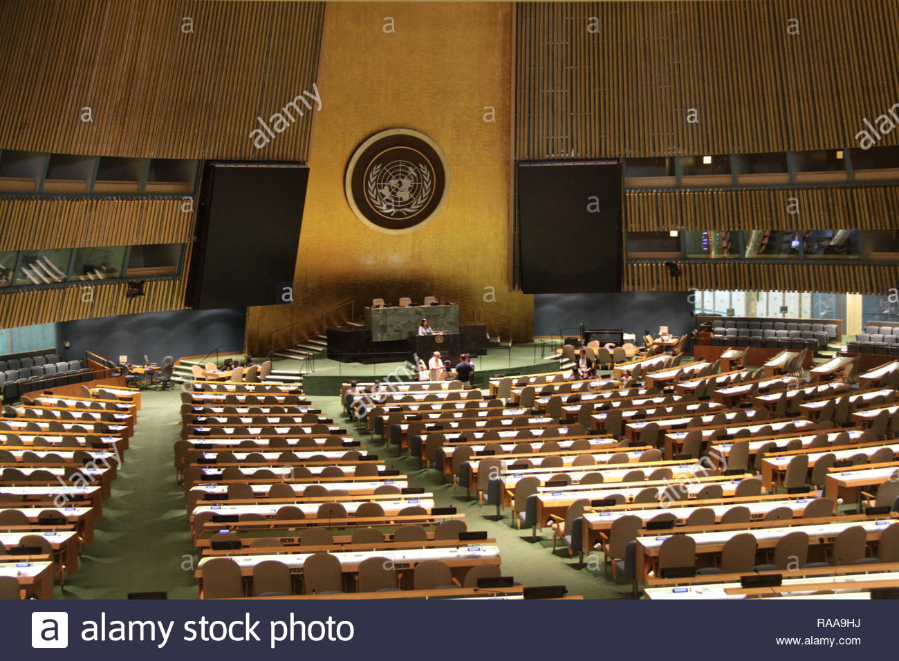 United Nations General Assembly Room High Resolution Stock Photography ...