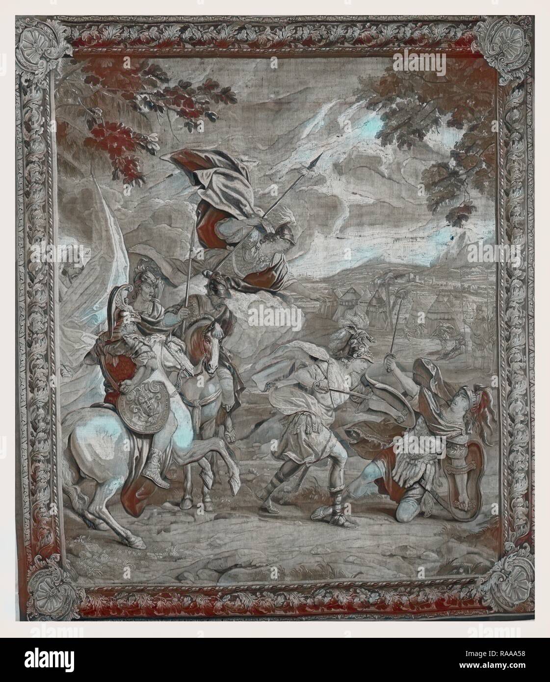 Athena (Minerva) restrains Achilles' anger. Reimagined by Gibon ...