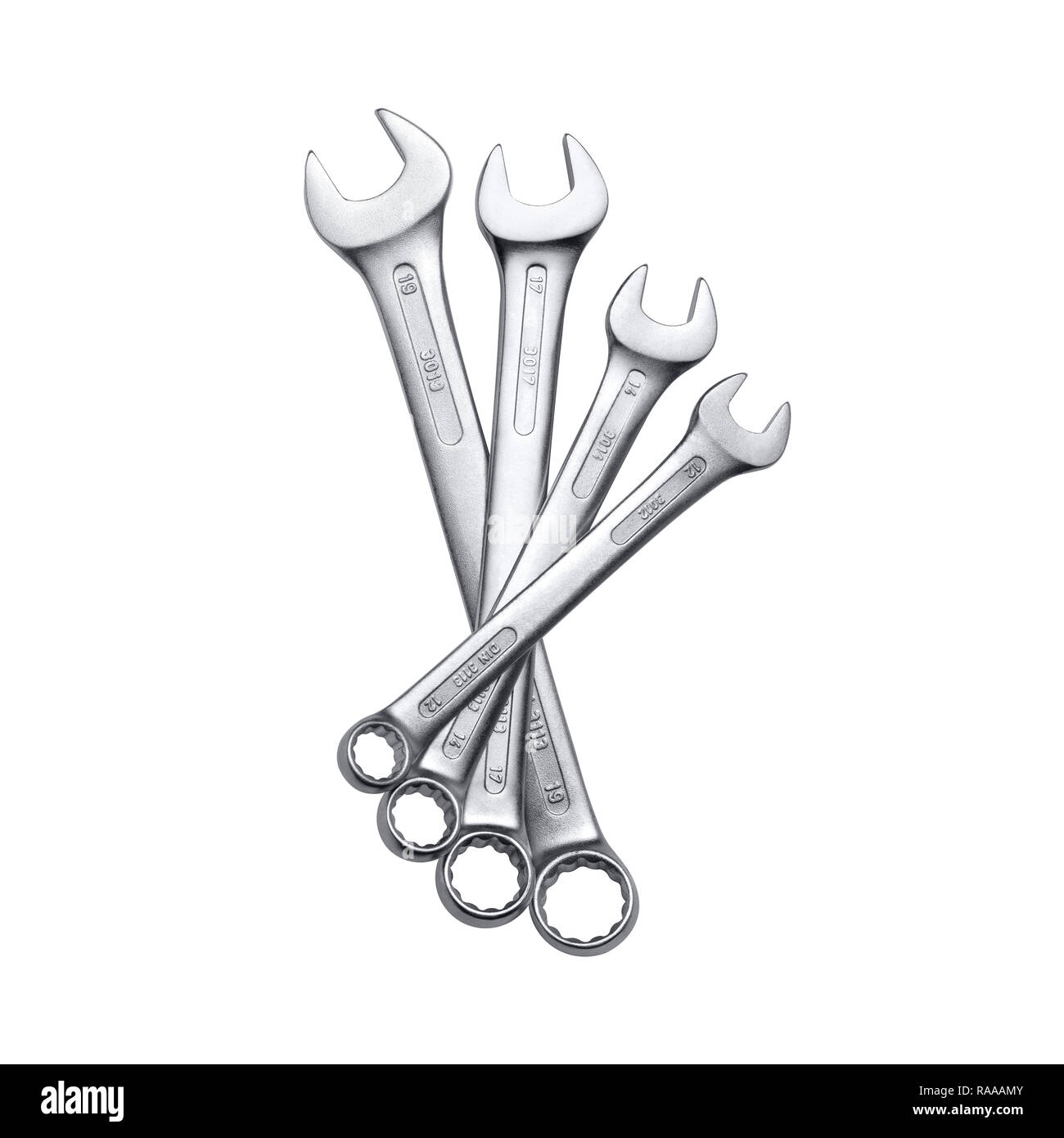Wrench isolated on white background Stock Photo - Alamy