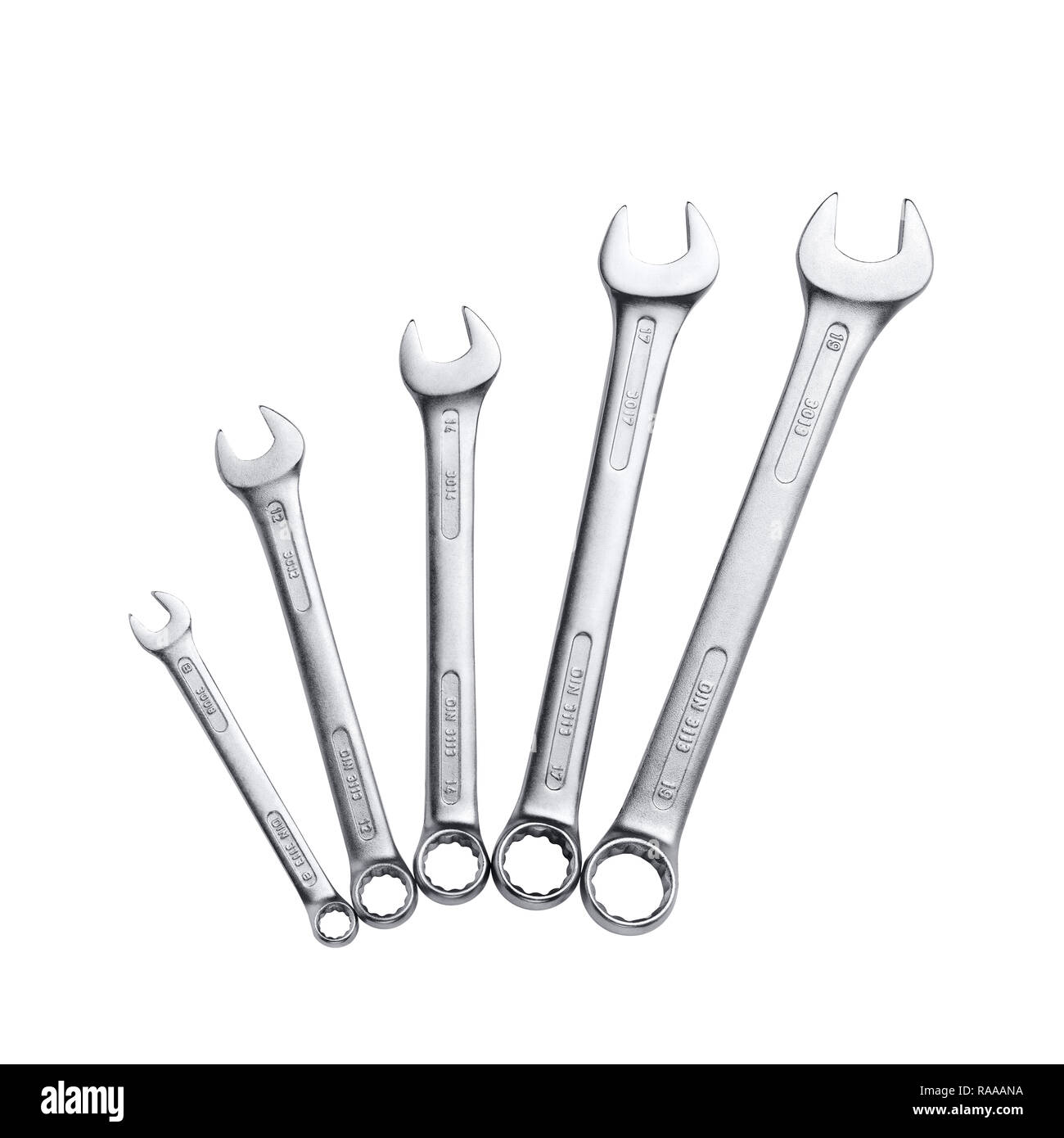 Wrench isolated on white background Stock Photo - Alamy