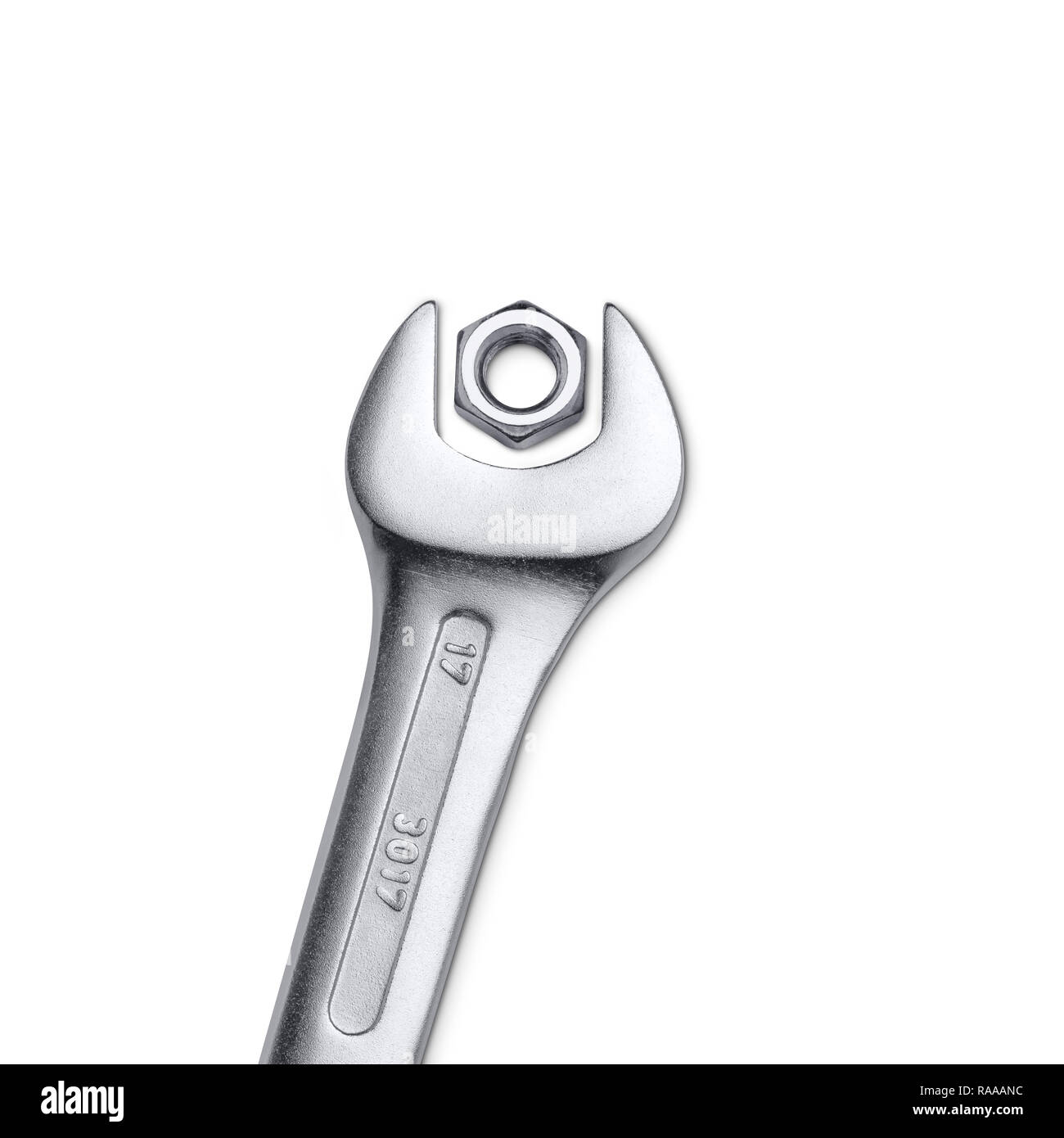 Wrench isolated on white background Stock Photo - Alamy