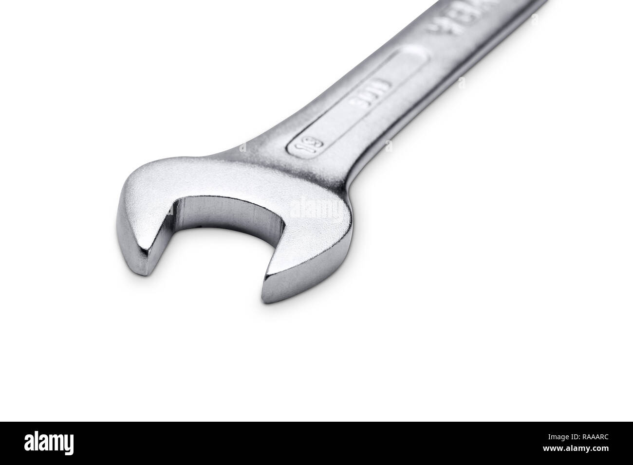 Top view silver wrench Cut Out Stock Images & Pictures - Alamy