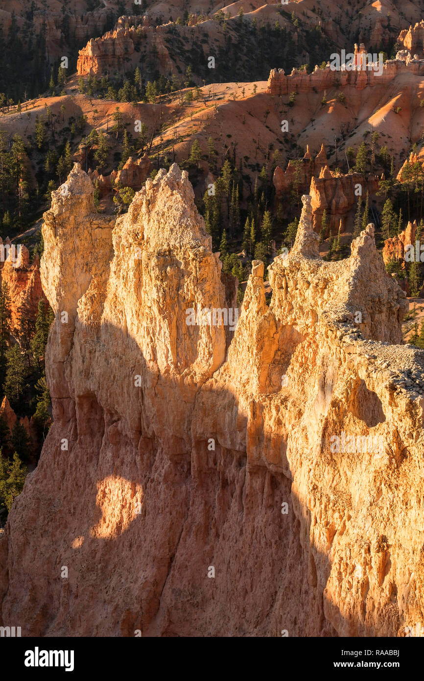 Bryce Canyon National Park, Utah, USA. Bryce Amphitheatre from the Rim ...