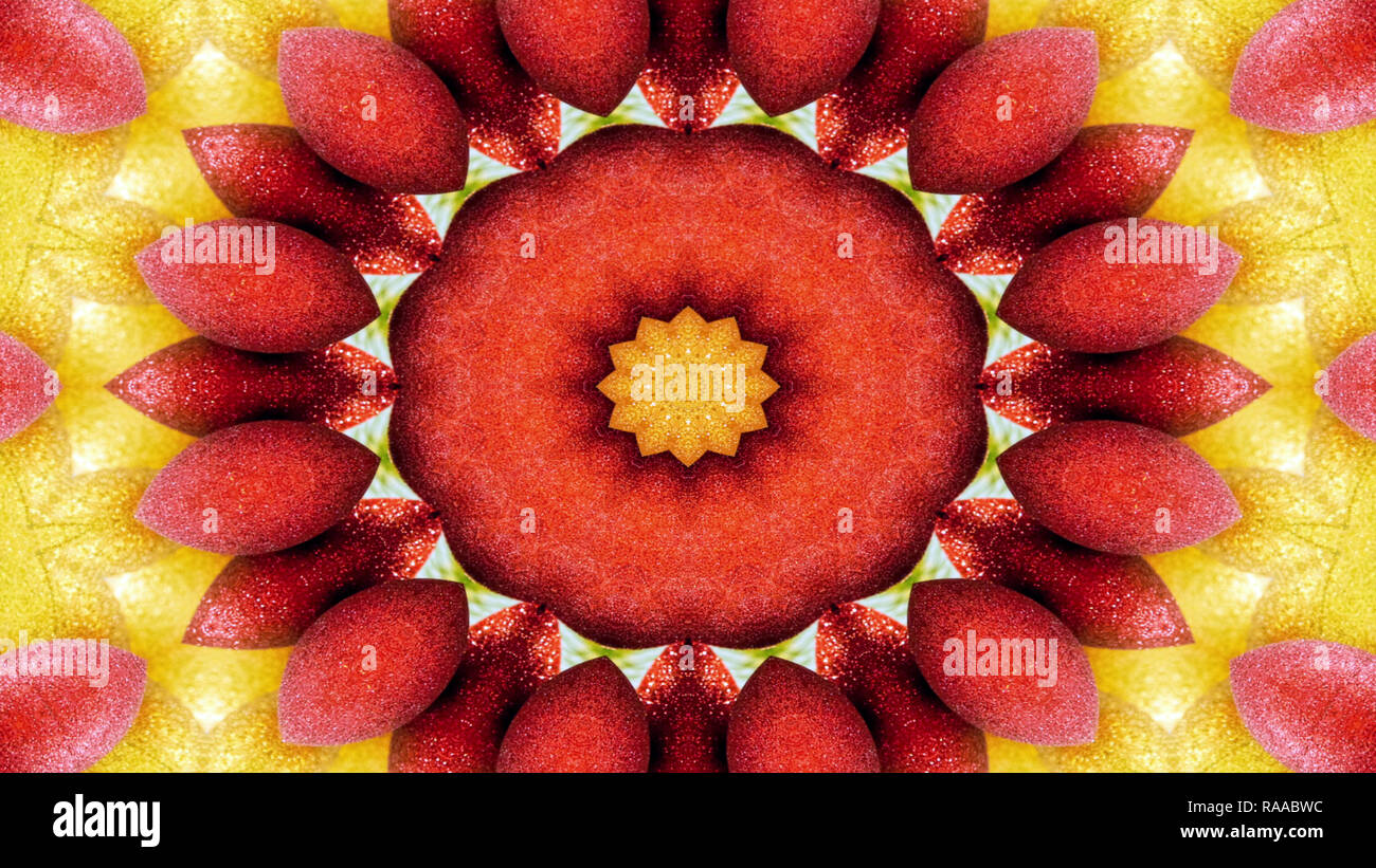 Abstract Vegetable Food Concept Symmetric Pattern Ornamental Decorative ...