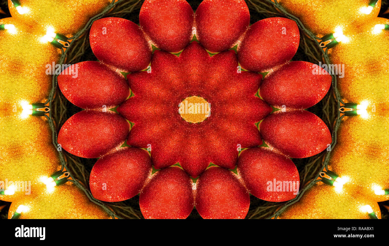 Abstract Vegetable Food Concept Symmetric Pattern Ornamental Decorative ...