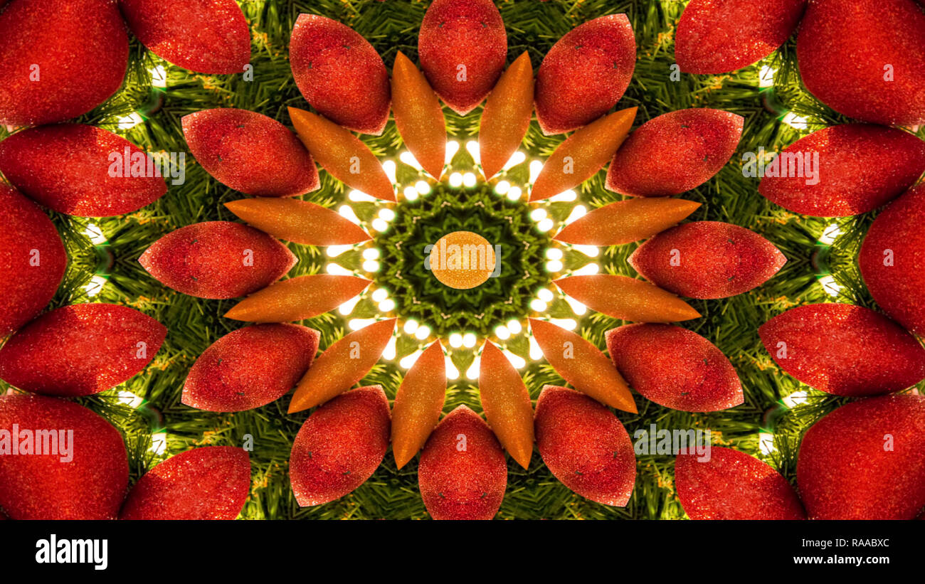 Abstract Vegetable Food Concept Symmetric Pattern Ornamental Decorative ...