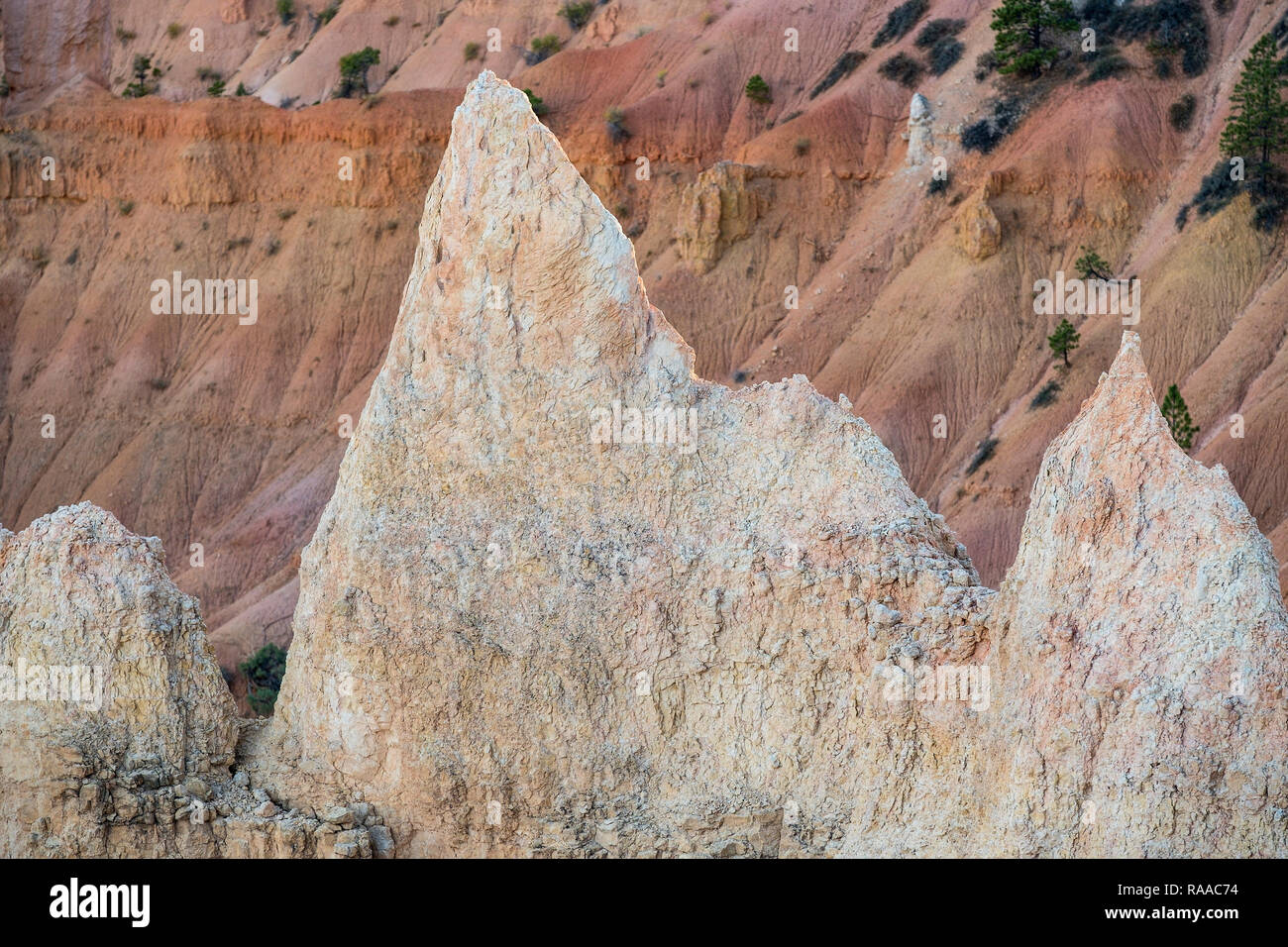 Bryce Canyon National Park, Utah, USA. A fin rock formation in ...