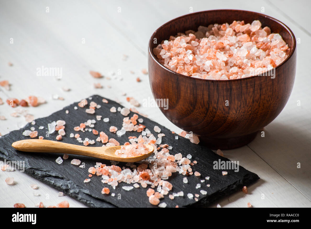 himalayan crystal salt Stock Photo - Alamy