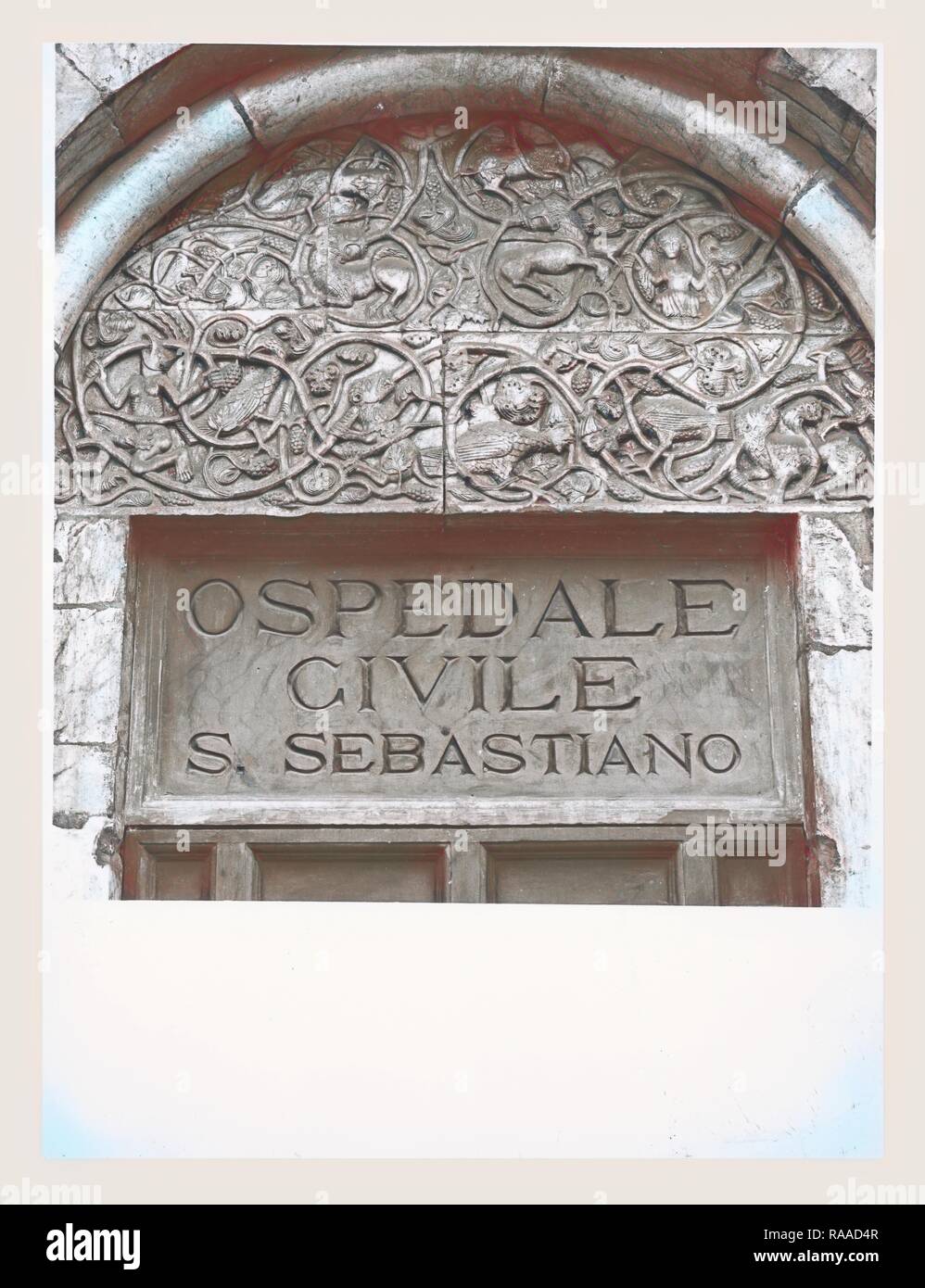 Lazio Viterbo Capranica portale romanico, this is my Italy, the italian ...