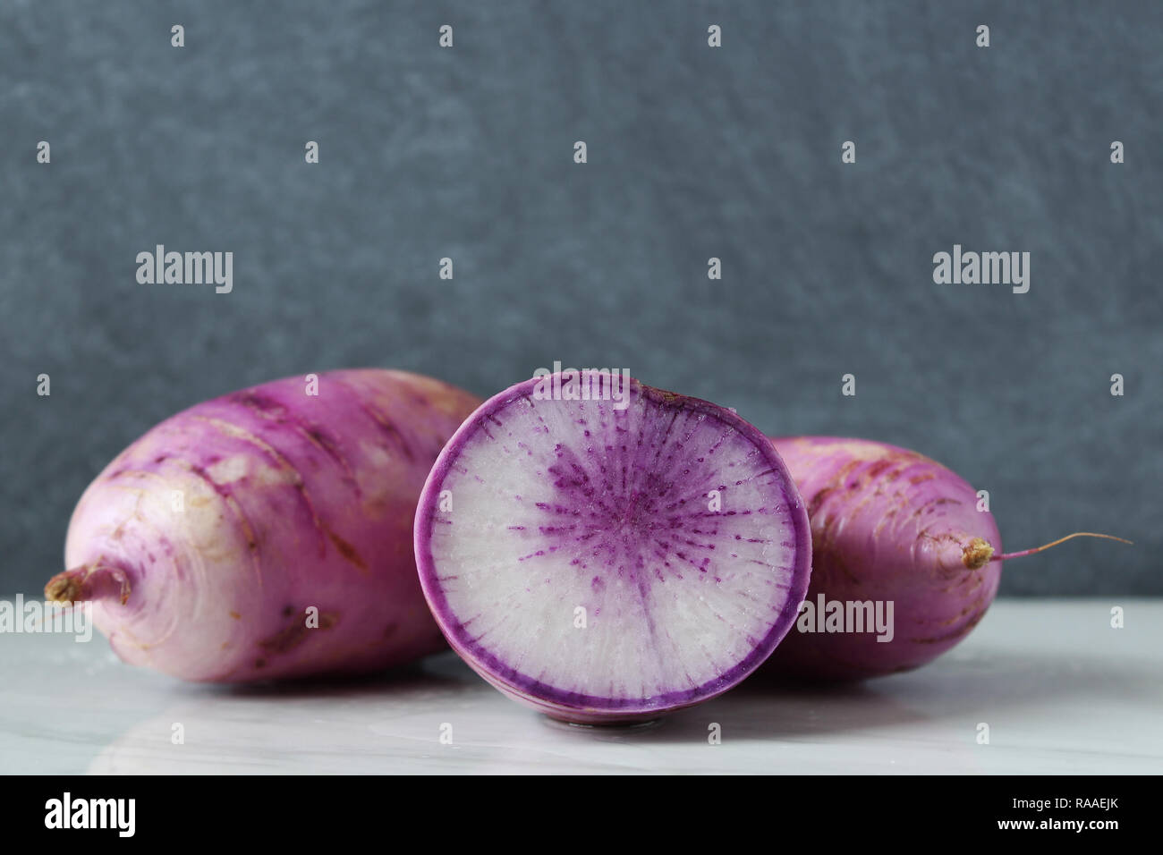 Daikon radish sliced hi-res stock photography and images - Alamy
