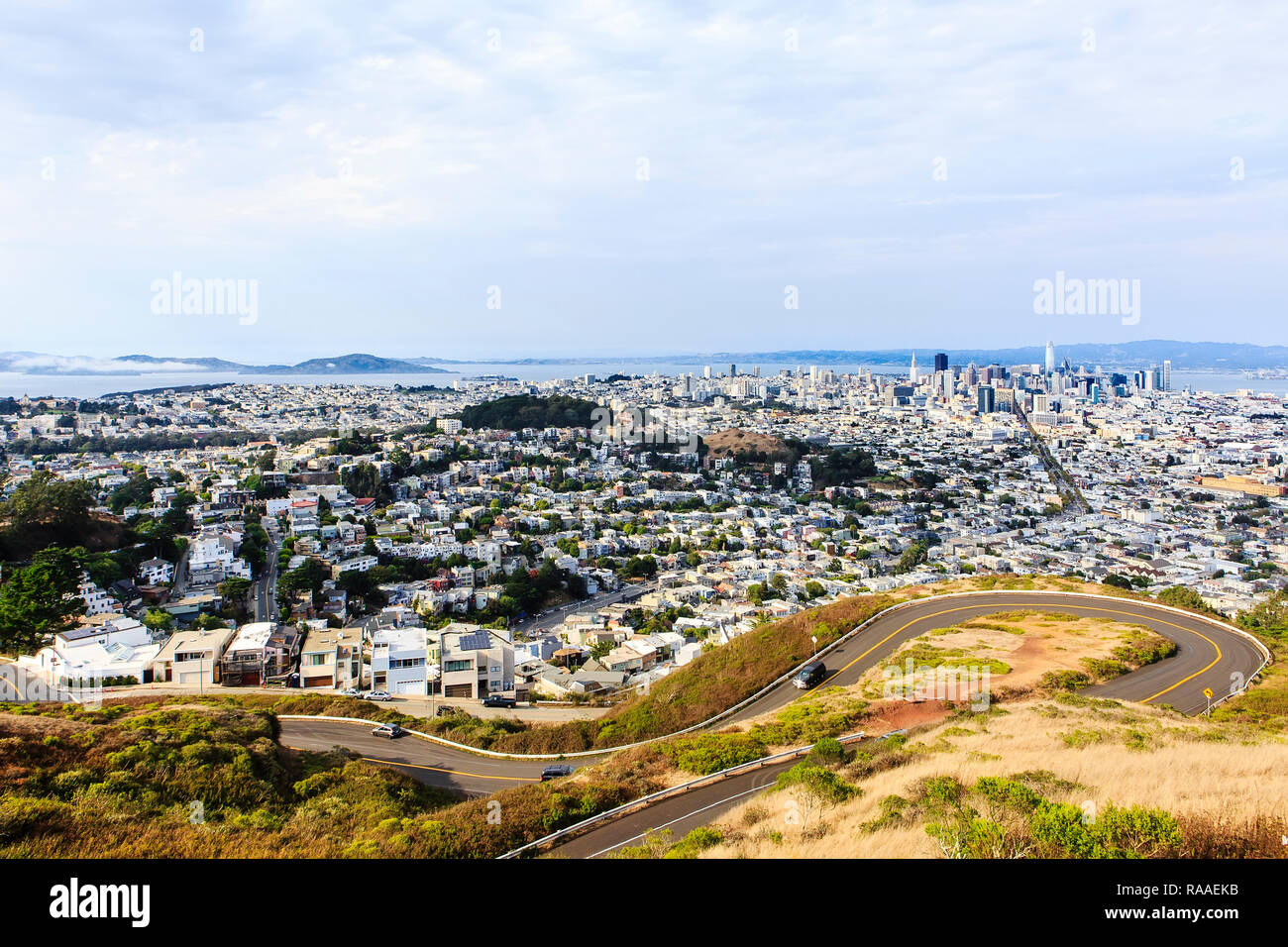 Top view across San Francisco, Califonia, USA Stock Photo - Alamy