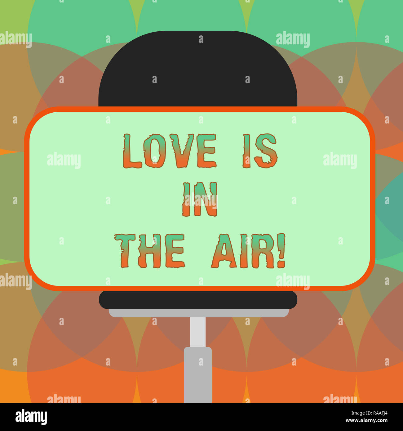 Word writing text Love Is In The Air. Business concept for ...