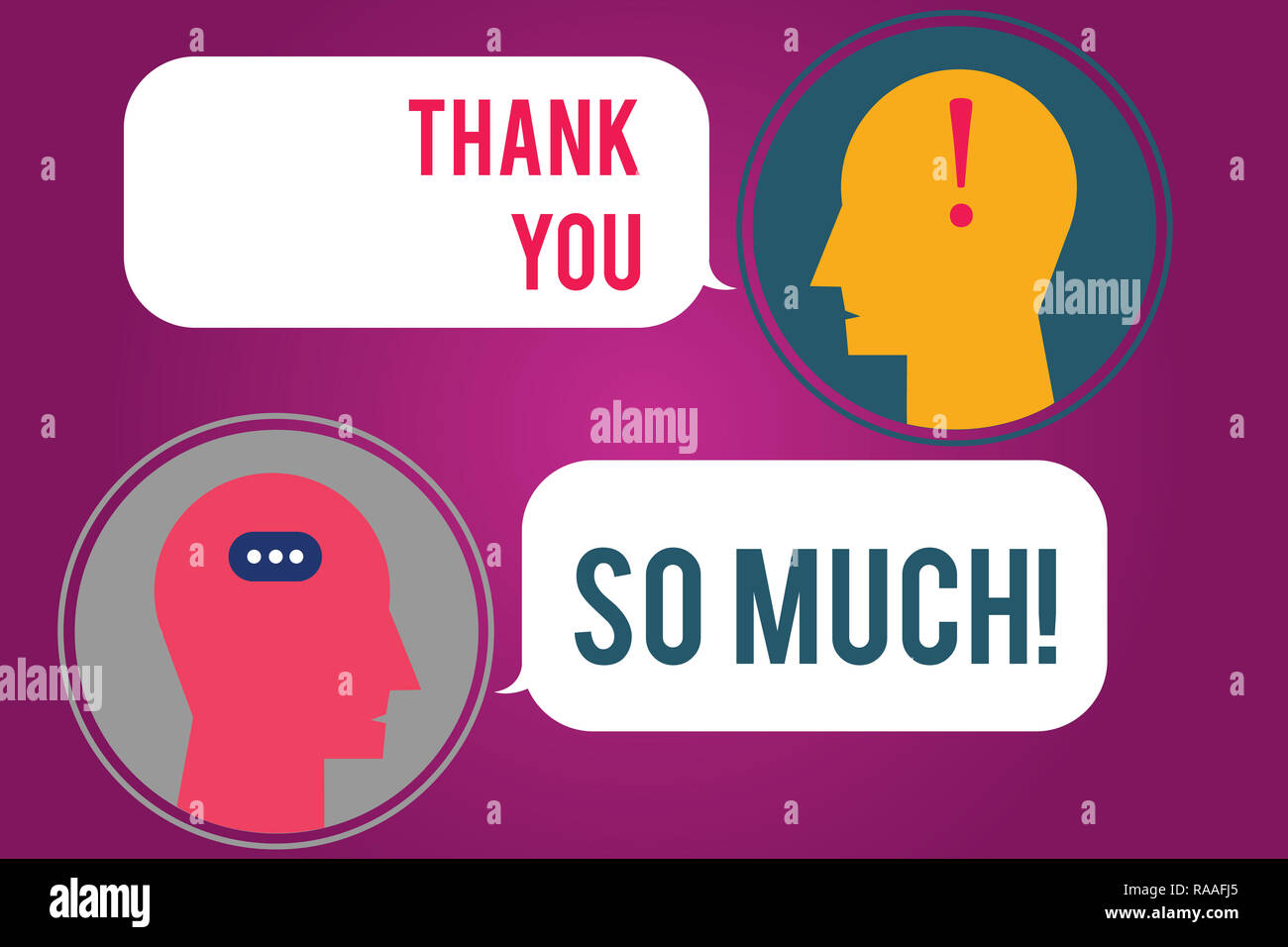 Text sign showing Thank You So Much. Conceptual photo Expression of ...