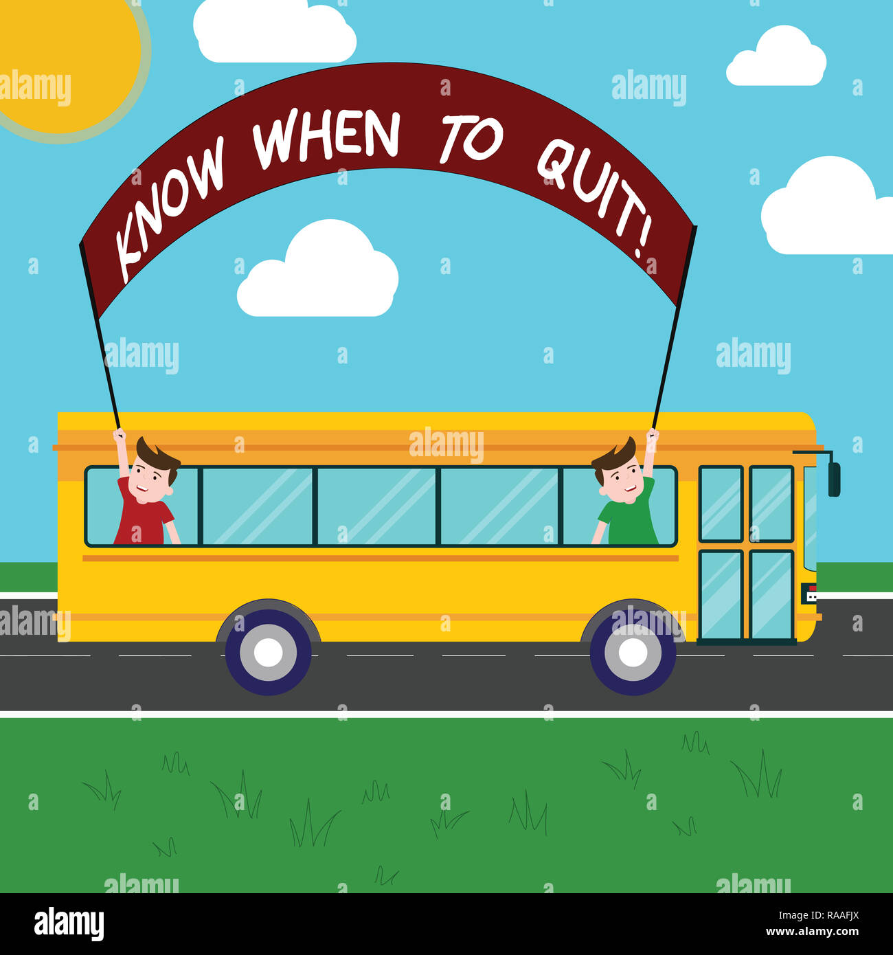 School bus retirement hi-res stock photography and images - Alamy