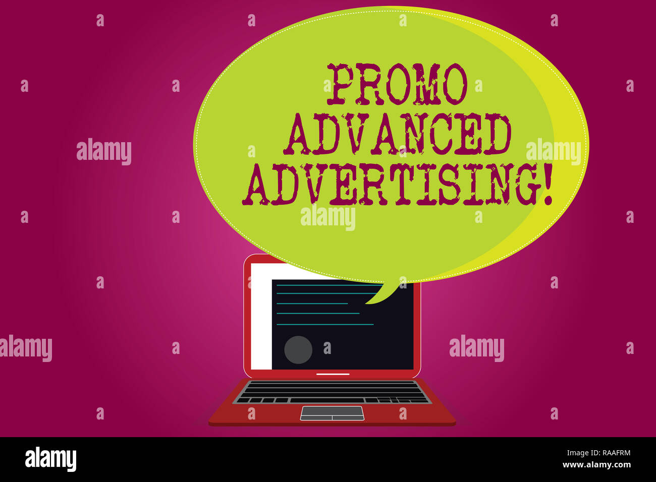 Conceptual hand writing showing Promo Advanced Advertising. Business ...