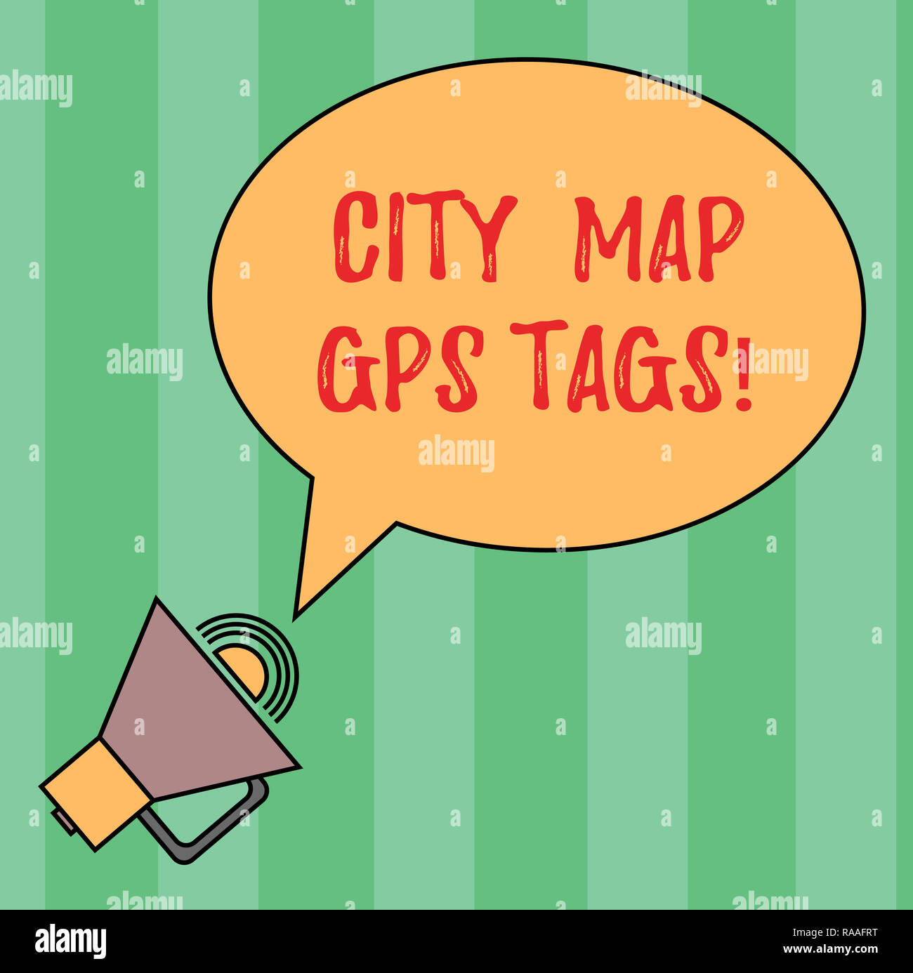 Writing note showing City Map Gps Tags. Business photo showcasing ...