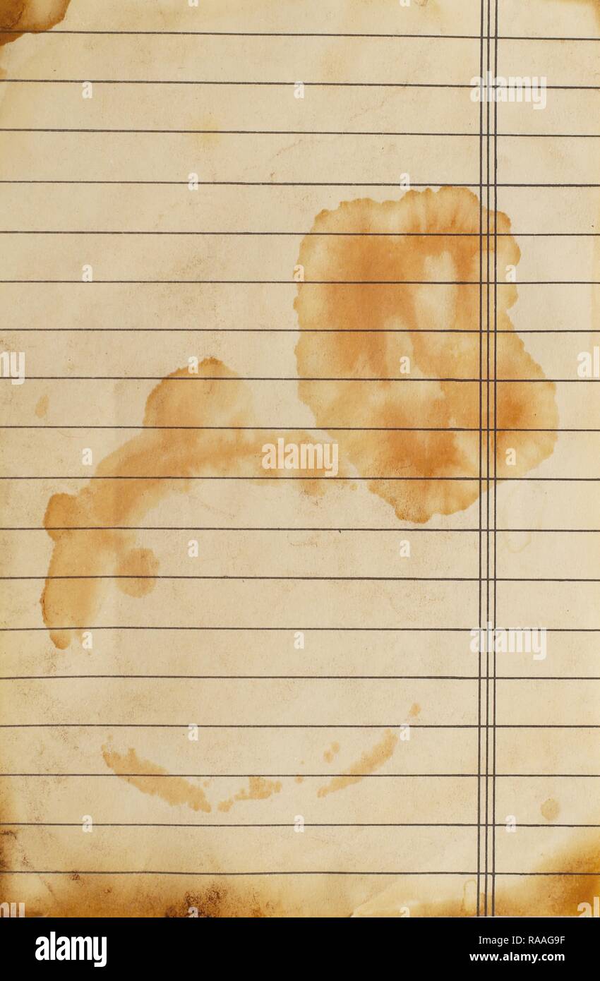 close up of grunge lined paper background Stock Photo - Alamy