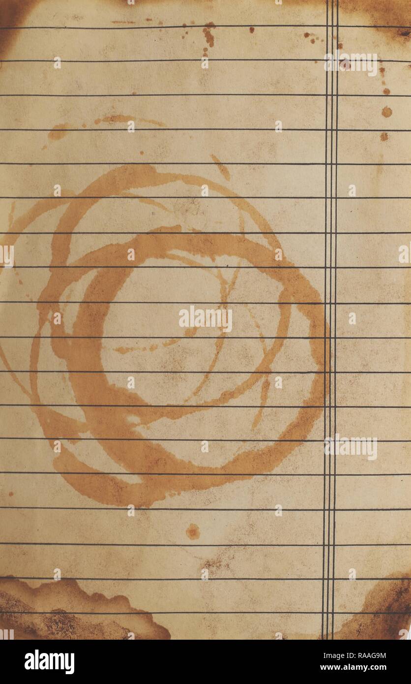 close up of grunge lined paper background Stock Photo - Alamy