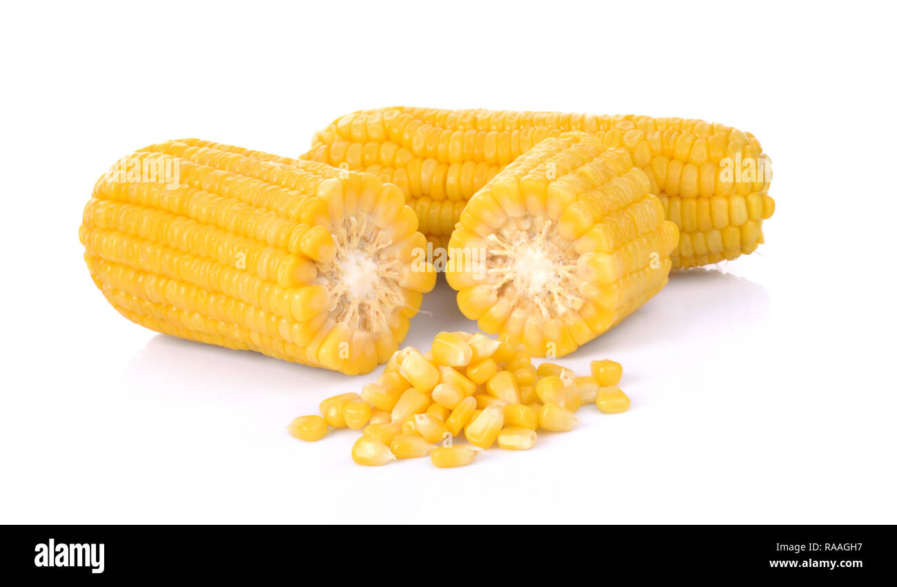 corn isolated on white background Stock Photo - Alamy