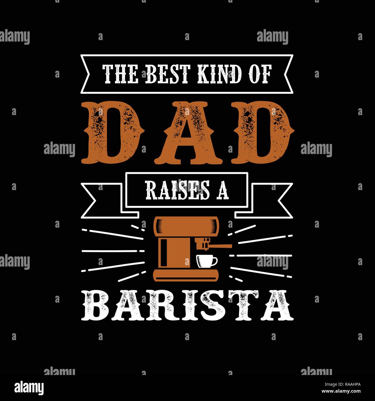 Happy barista Stock Vector Images - Alamy