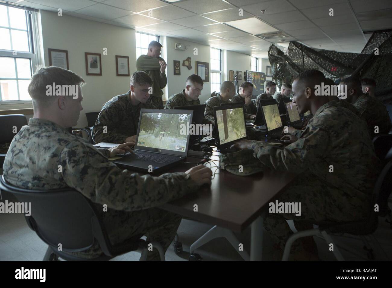 U.S. Marines with Fox Company, 2nd Battalion, 6th Marine Regiment, 2nd ...
