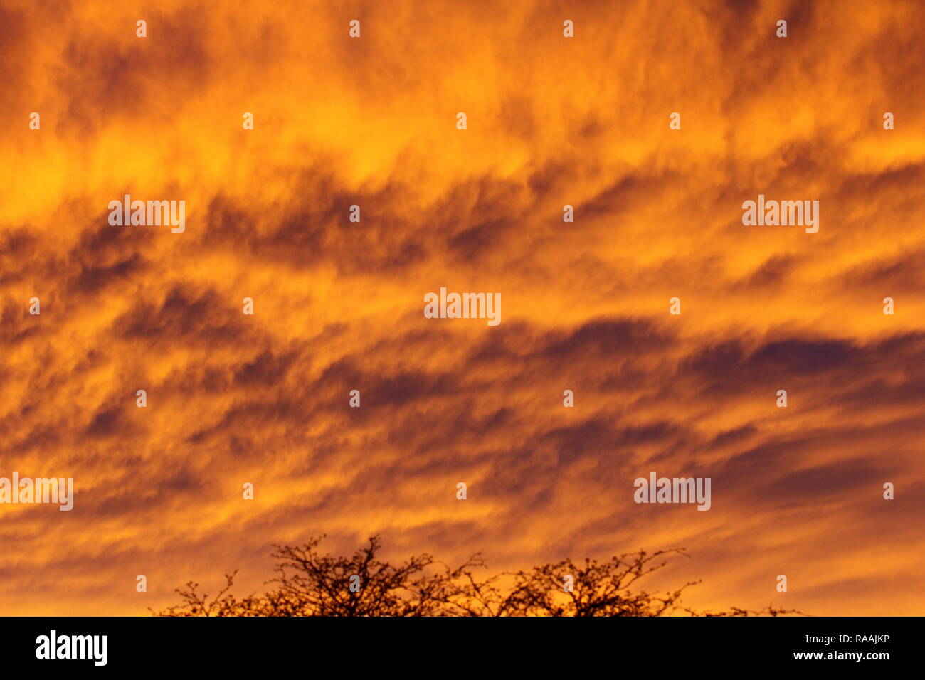 Sunset Sky, Ohio Stock Photo - Alamy