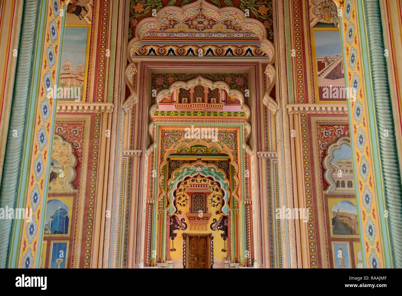 Patrika Gate, Jawahar Circle Gardens, the ninth gate of Jaipur in the ...