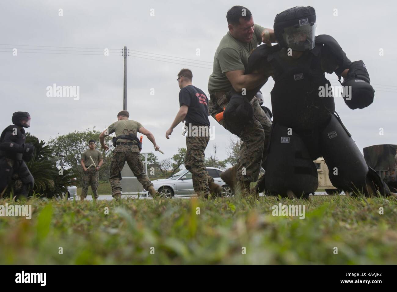U.S. Marine Corps Cpl. Maximilliano Belcaro, with K9 Section ...