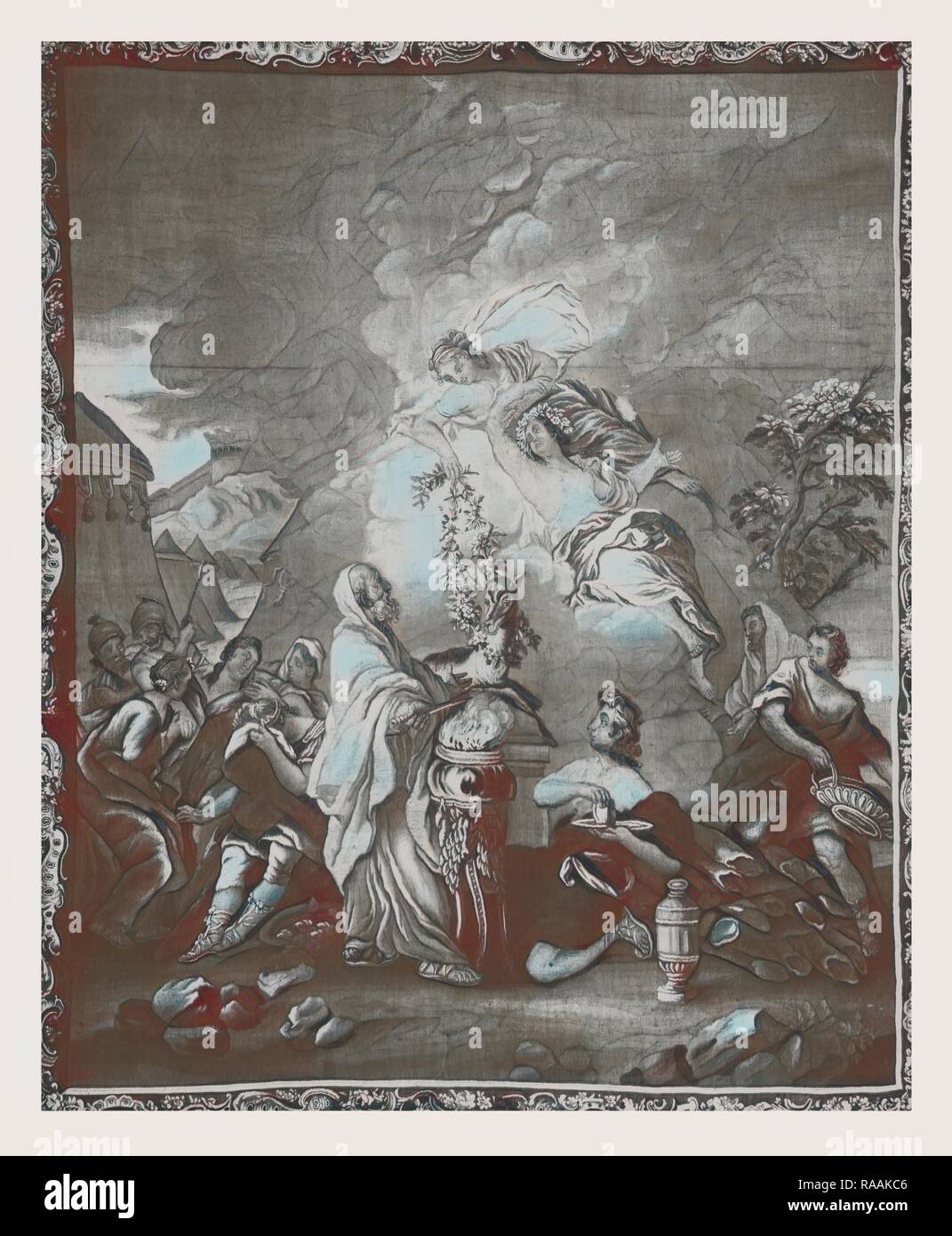 Sacrifice of Iphigeni. Reimagined by Gibon. Classic art with a modern ...