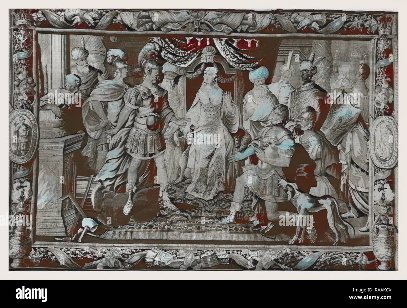 Meeting of Aeneas and Did. Reimagined by Gibon. Classic art with a ...