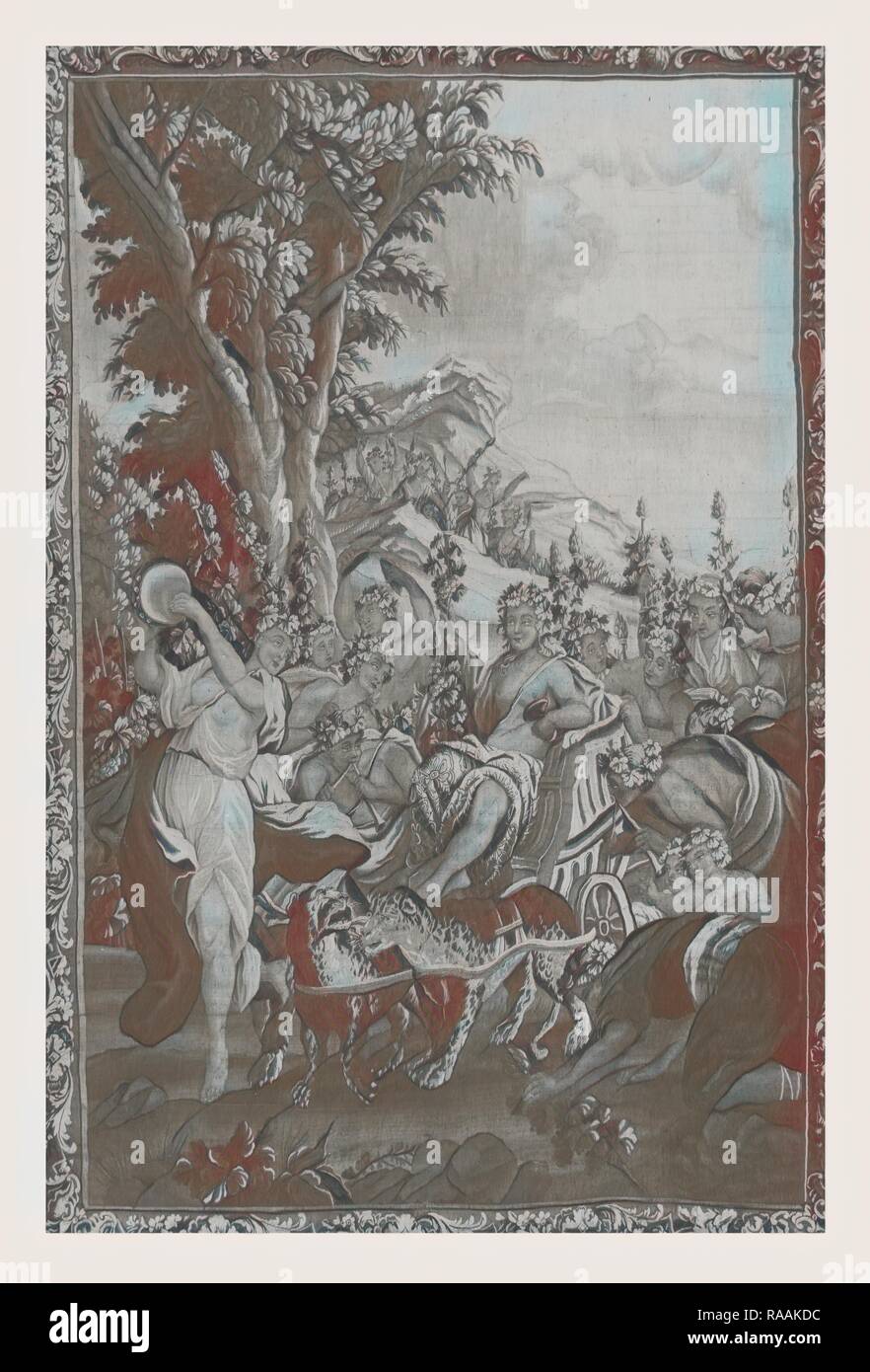 Triumph of Bacchus (Dionysus/Dionysos. Reimagined by Gibon. Classic art ...