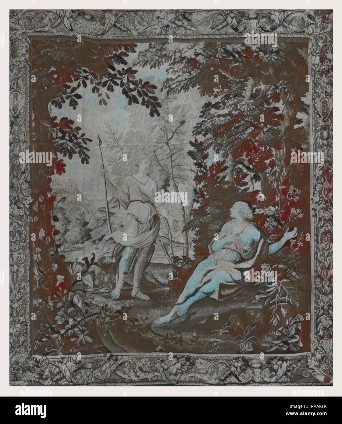 Mythological couple huntin. Reimagined by Gibon. Classic art with a ...