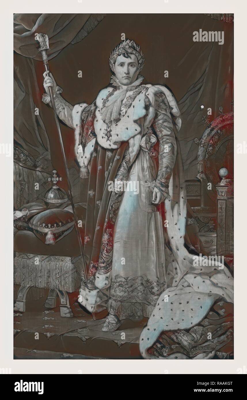 Portrait of Napoleon . Reimagined by Gibon. Classic art with a modern ...