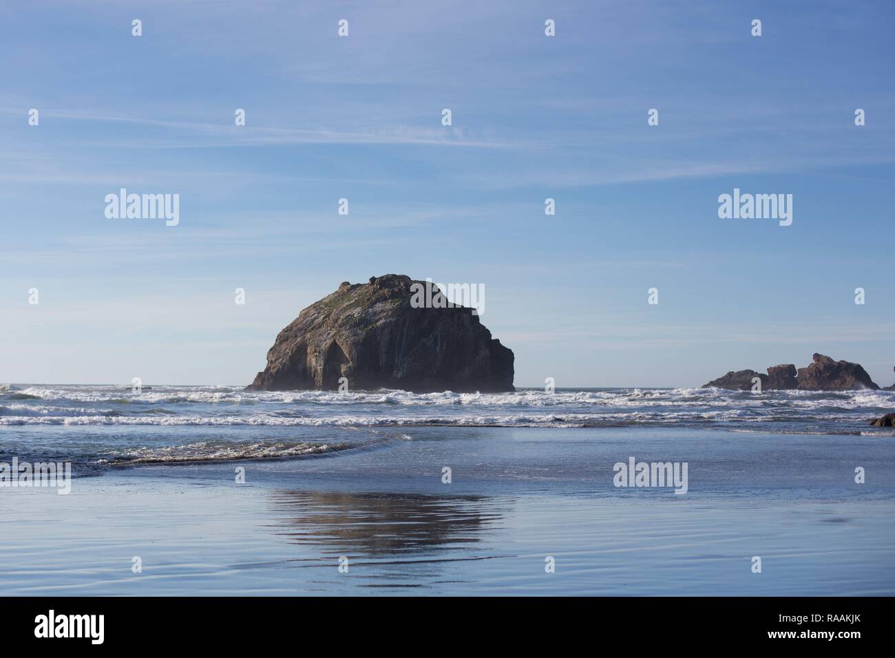 Face Rock, a rock formation in Bandon, Oregon, USA Stock Photo - Alamy