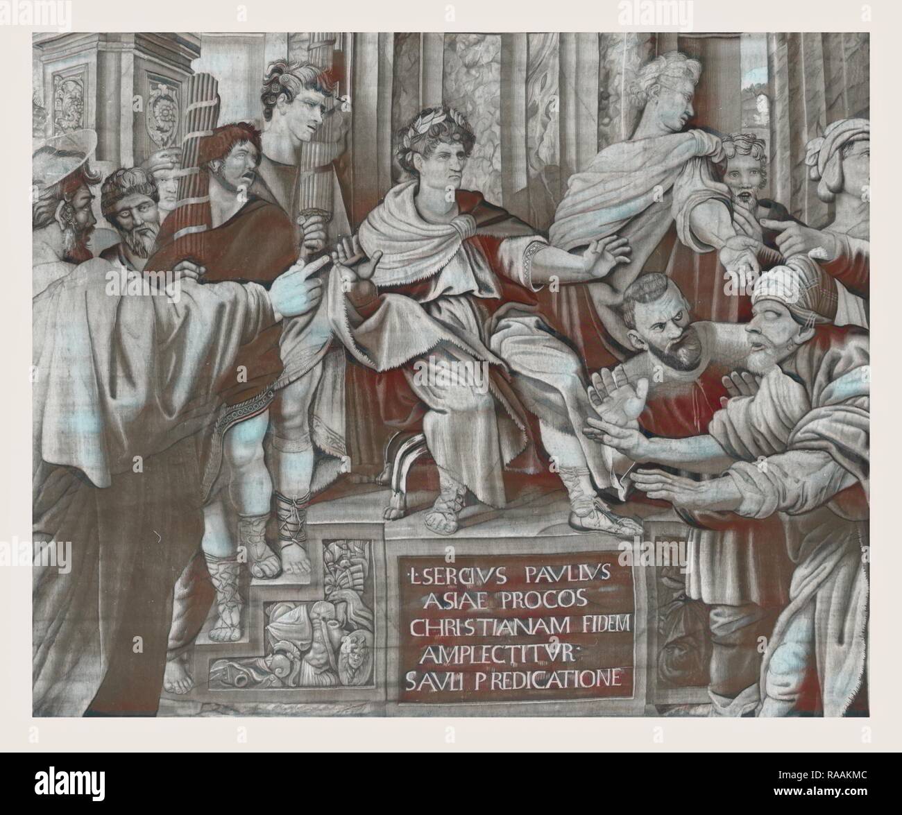 Sorcerer Elymas (Elymes, Bar-Jesus) is struck blind by St. Pau ...