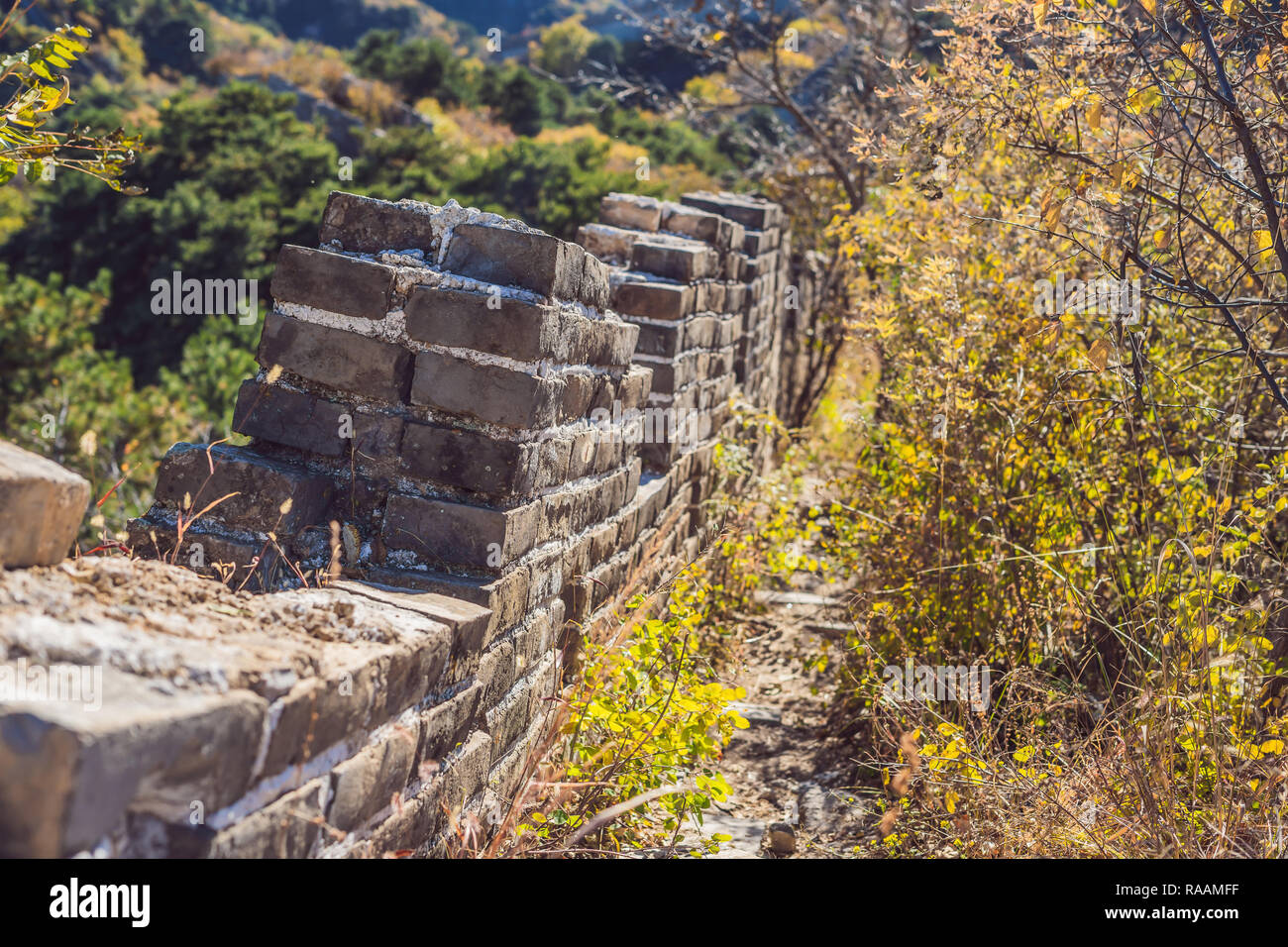The Great Wall of China. Great Wall of China is a series of ...