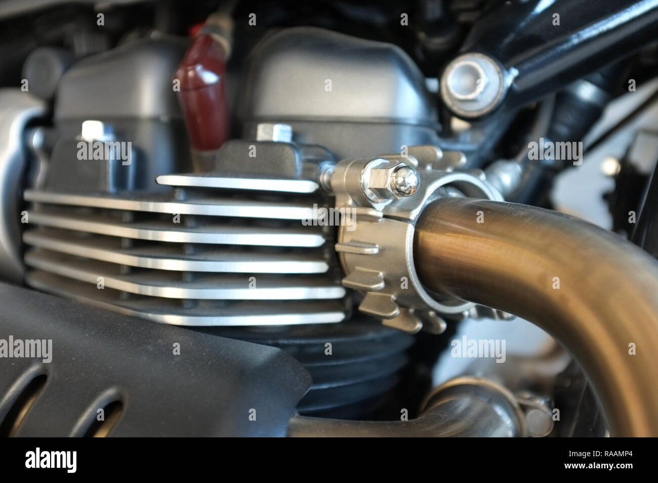 lose up of motorcycle engine design details Stock Photo - Alamy