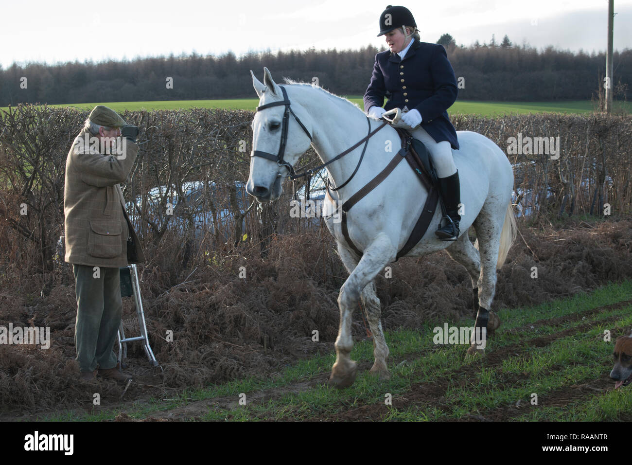 Doffing his cap hi-res stock photography and images - Alamy